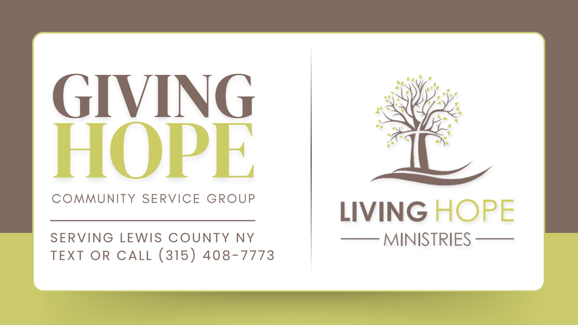 Giving Hope – Living Hope Ministries